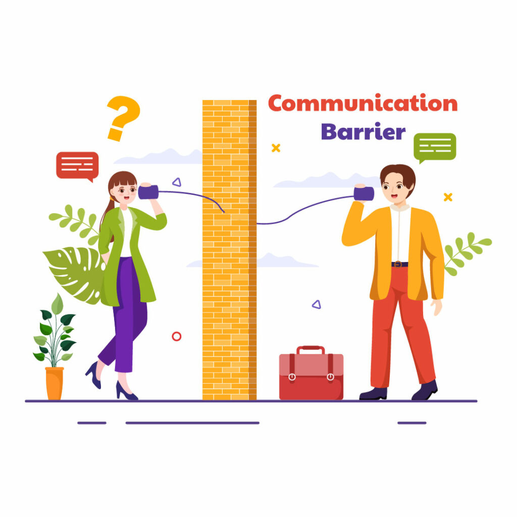 12 Communication Barrier Illustration - MasterBundles