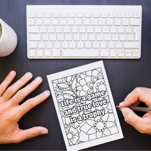 65 Love Quotes Unique Coloring Pages - MasterBundles