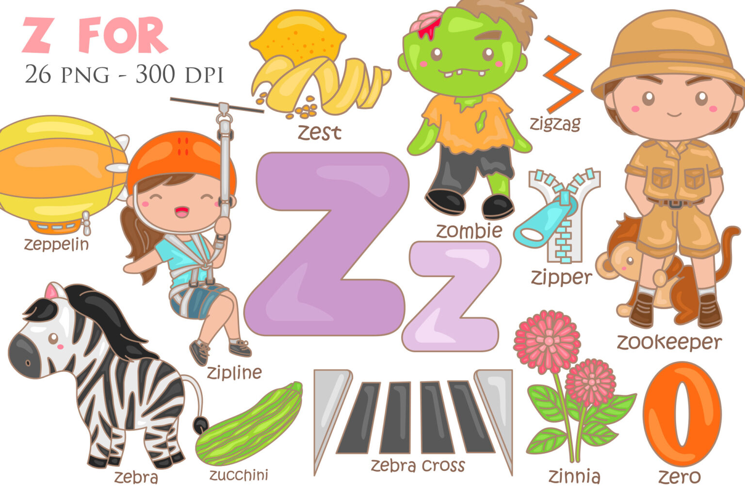 Alphabet Z For Vocabulary School Letter Reading Writing Font Study ...