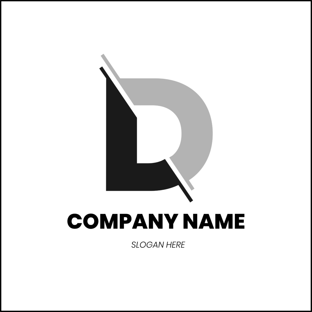 THIS IS A SIMPLE LETTER COMPANY LOGO - MasterBundles