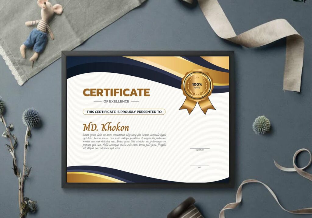 Certificate Appreciation Award - MasterBundles