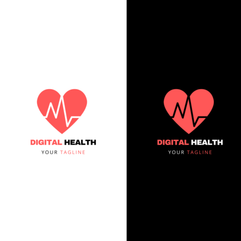 Digital Health Logo Design - MasterBundles