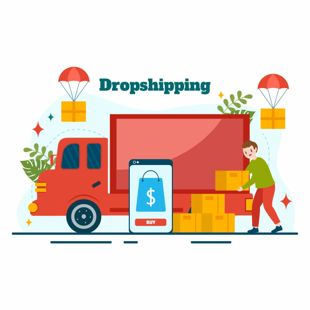 12 Dropshipping Business Illustration - MasterBundles