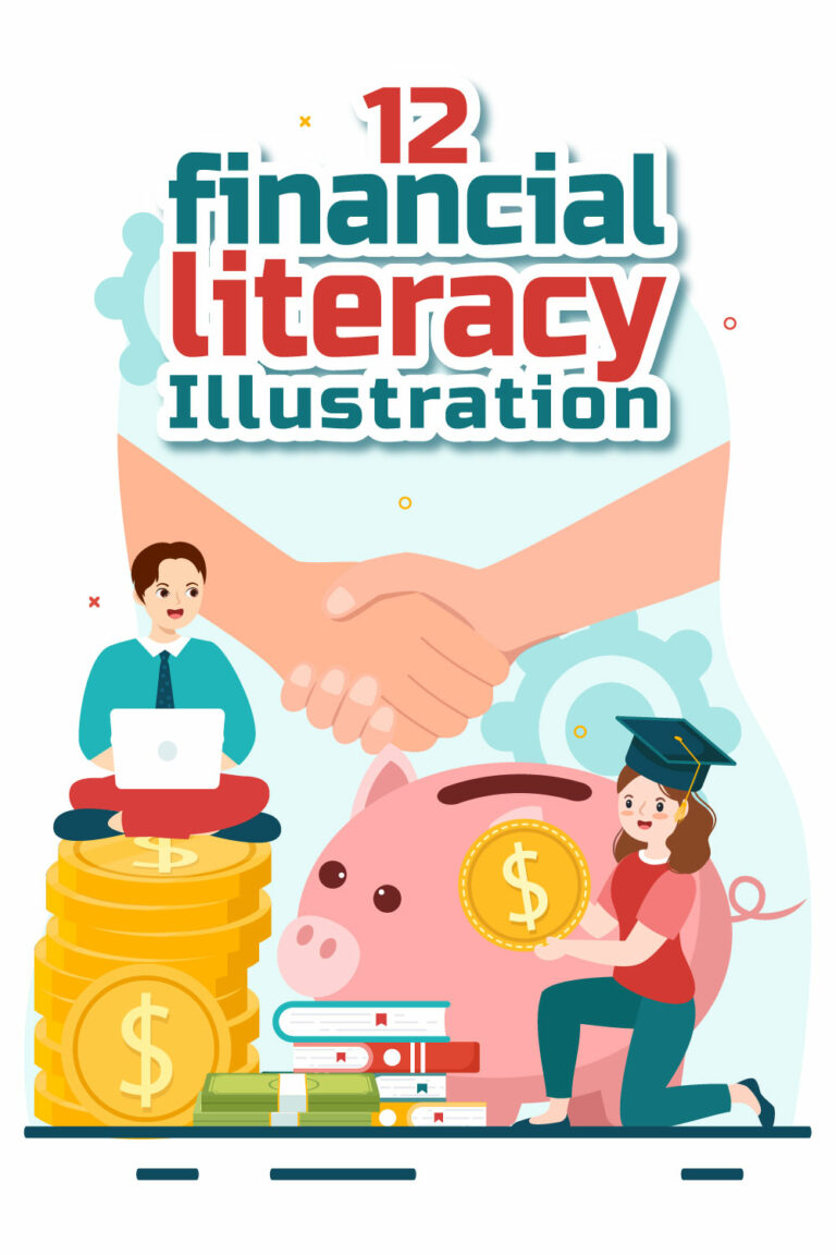 12 Financial Literacy Illustration - MasterBundles