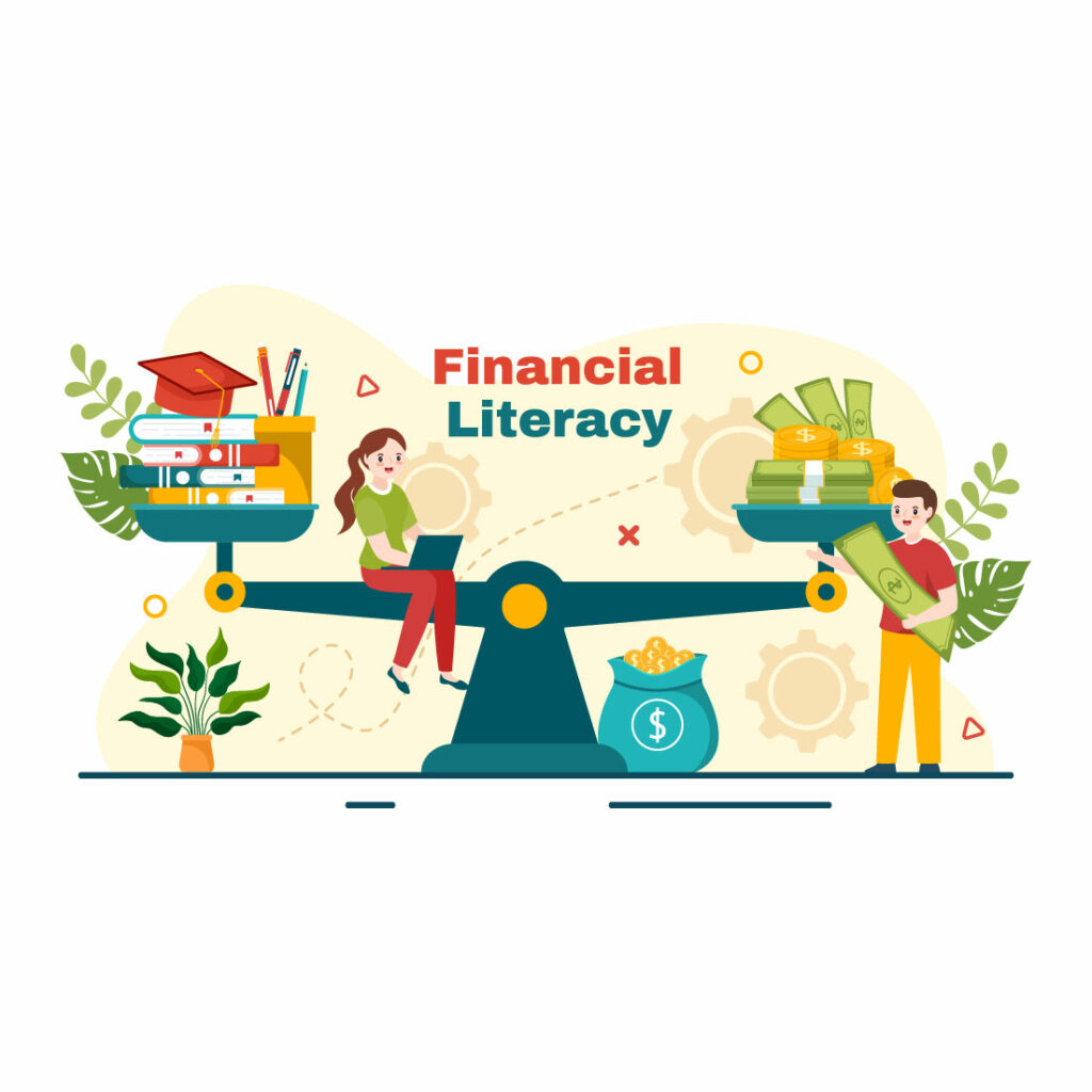 12 Financial Literacy Illustration - MasterBundles
