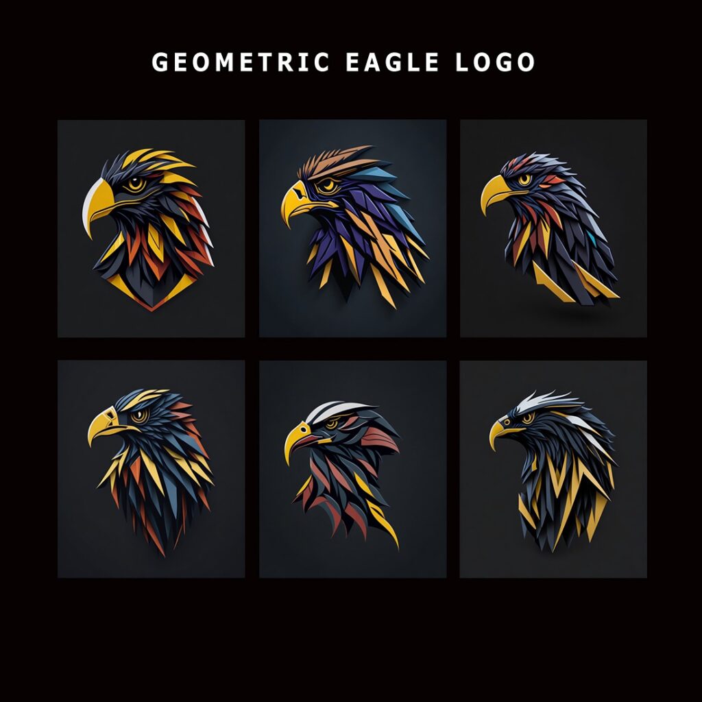 Eagle - Geometric Logo Design Template, eagle business logo, eagle ...