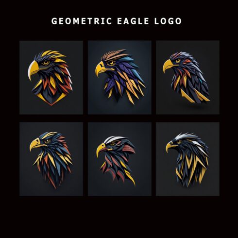 Eagle - Geometric Logo Design Template, eagle business logo, eagle vector logo, eagle icon logo ...