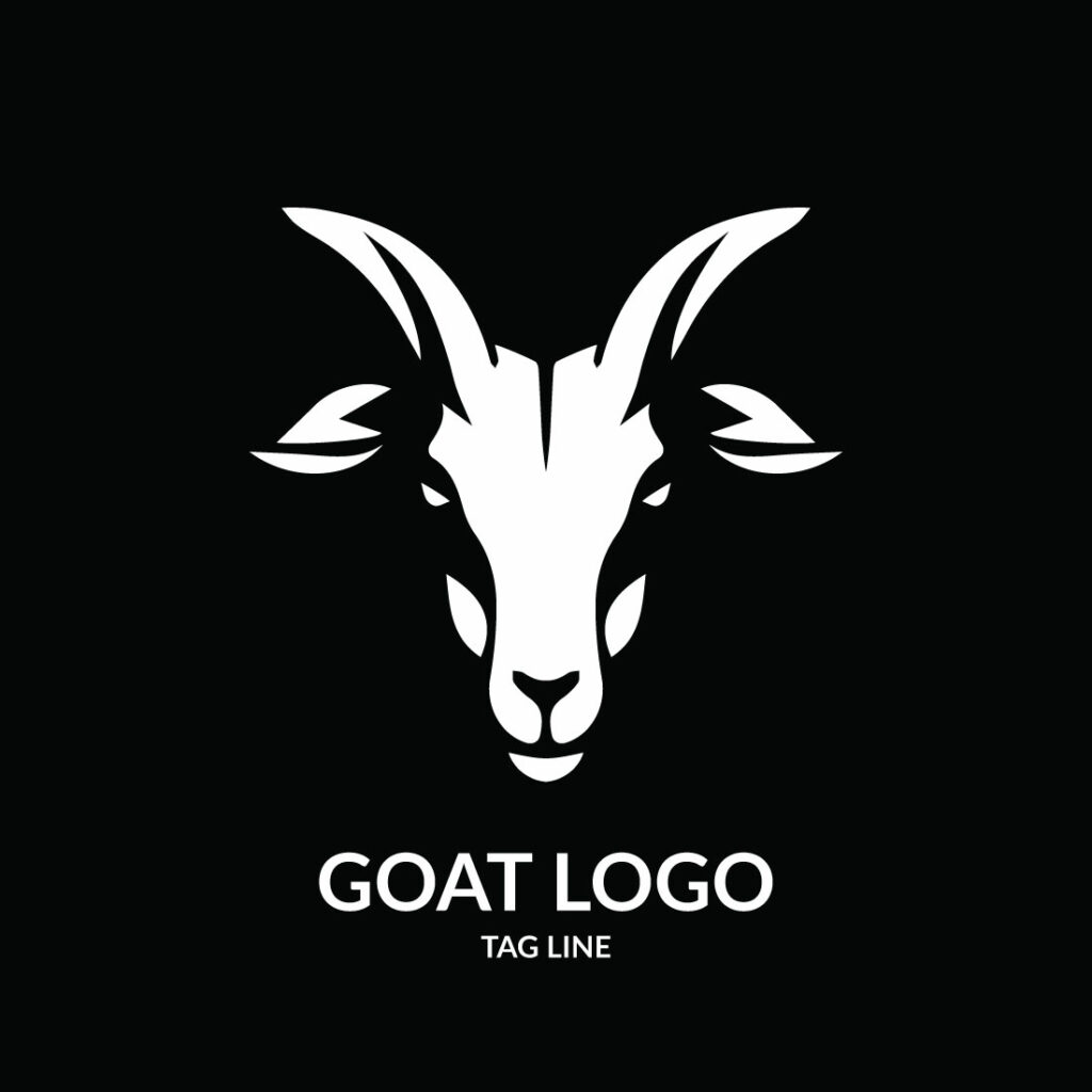 Goat Head Logo Template - MasterBundles
