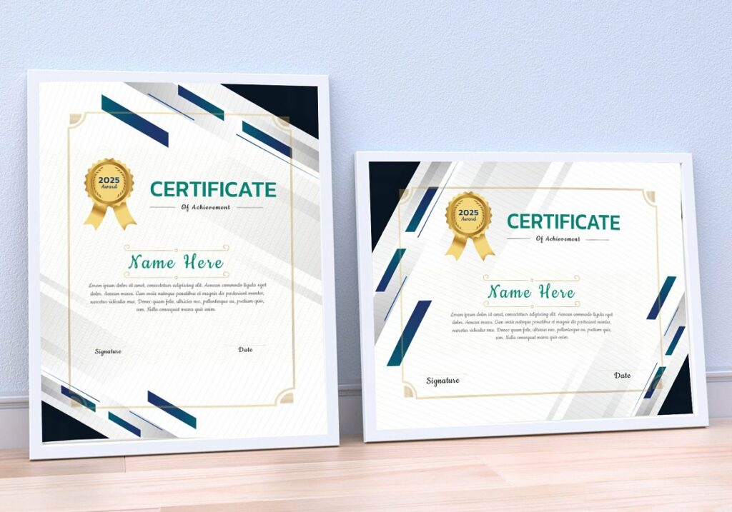 Professional Certificate Design - MasterBundles