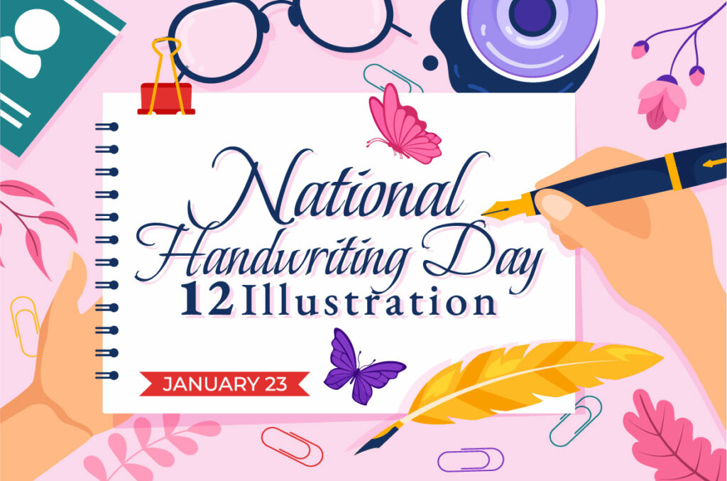 12 National Handwriting Day Illustration - MasterBundles