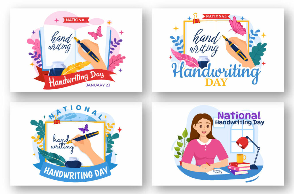 12 National Handwriting Day Illustration - MasterBundles