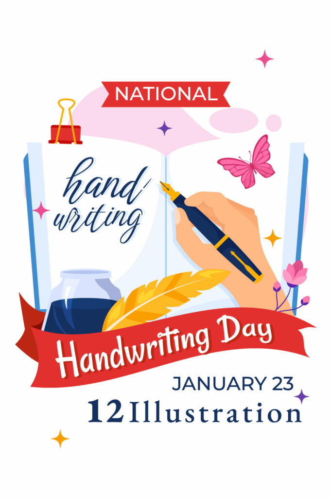 12 National Handwriting Day Illustration - MasterBundles