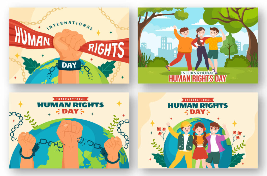 12 International Human Rights Day Illustration - MasterBundles