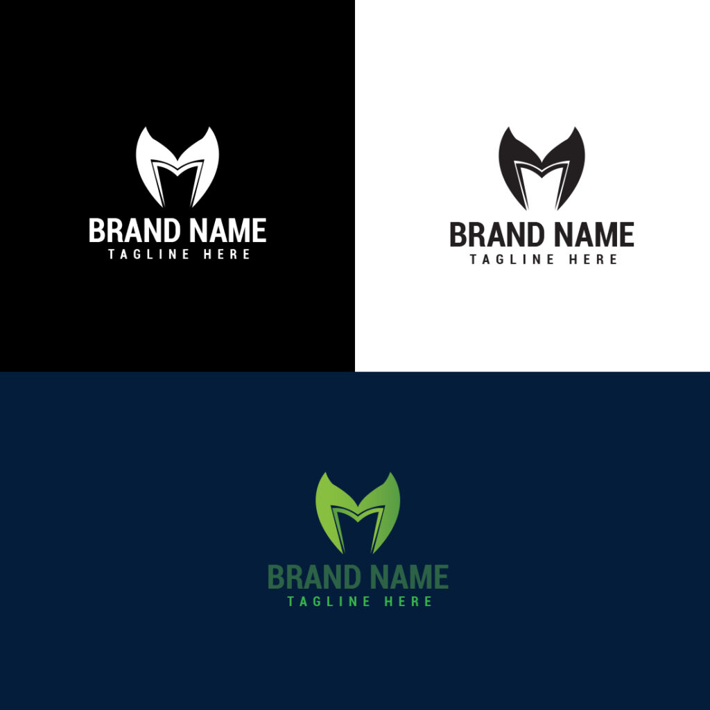 M Letter logo Design - MasterBundles