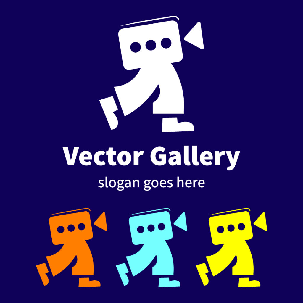 Film Camera man Logo Template - MasterBundles