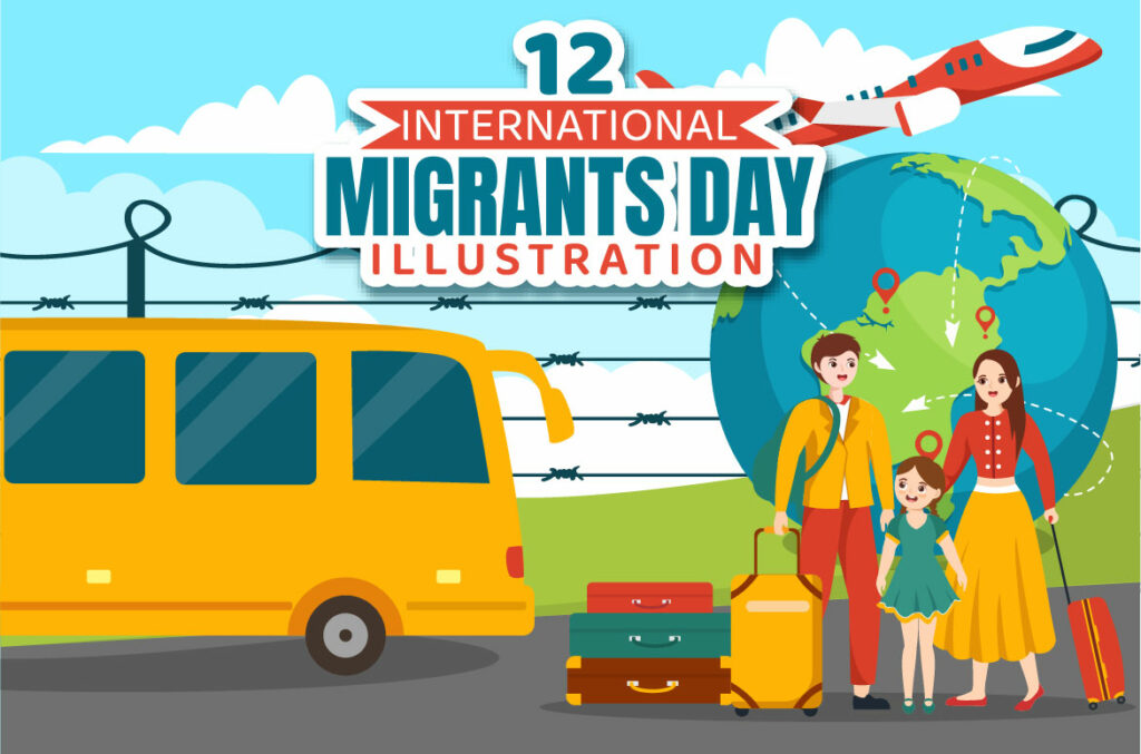 12 International Migrants Day Illustration - MasterBundles