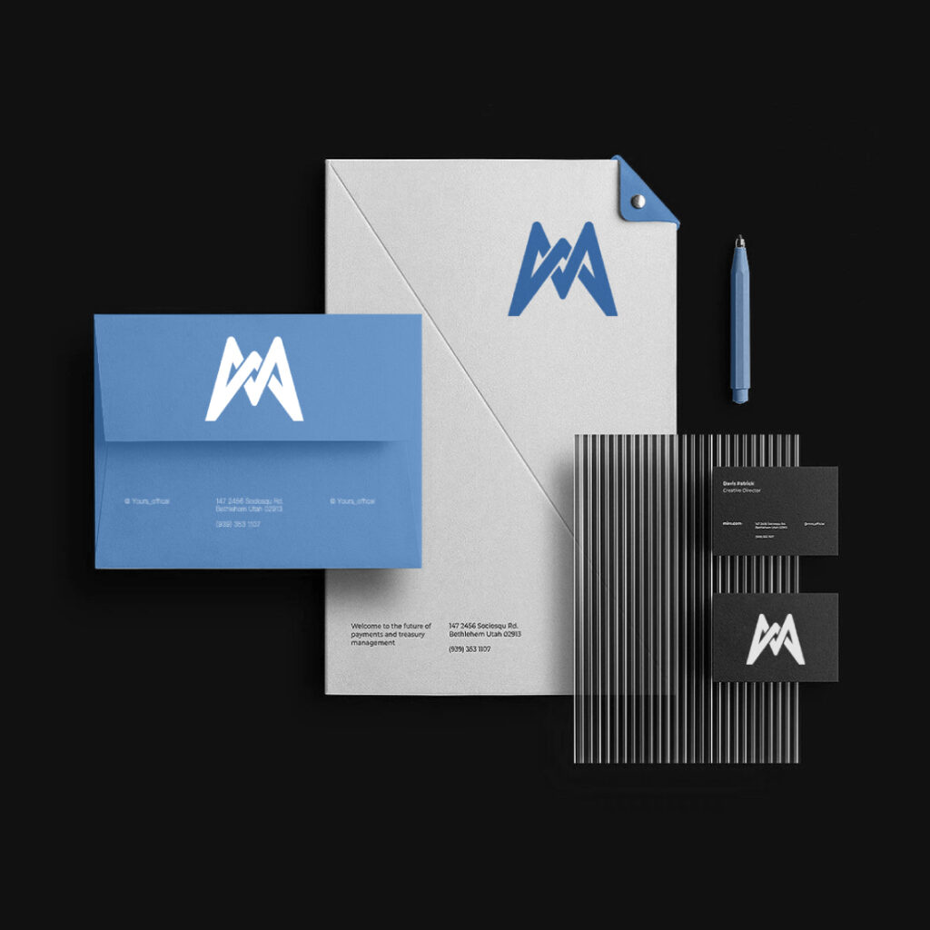 M software logo Brand Identity Logo Template - MasterBundles