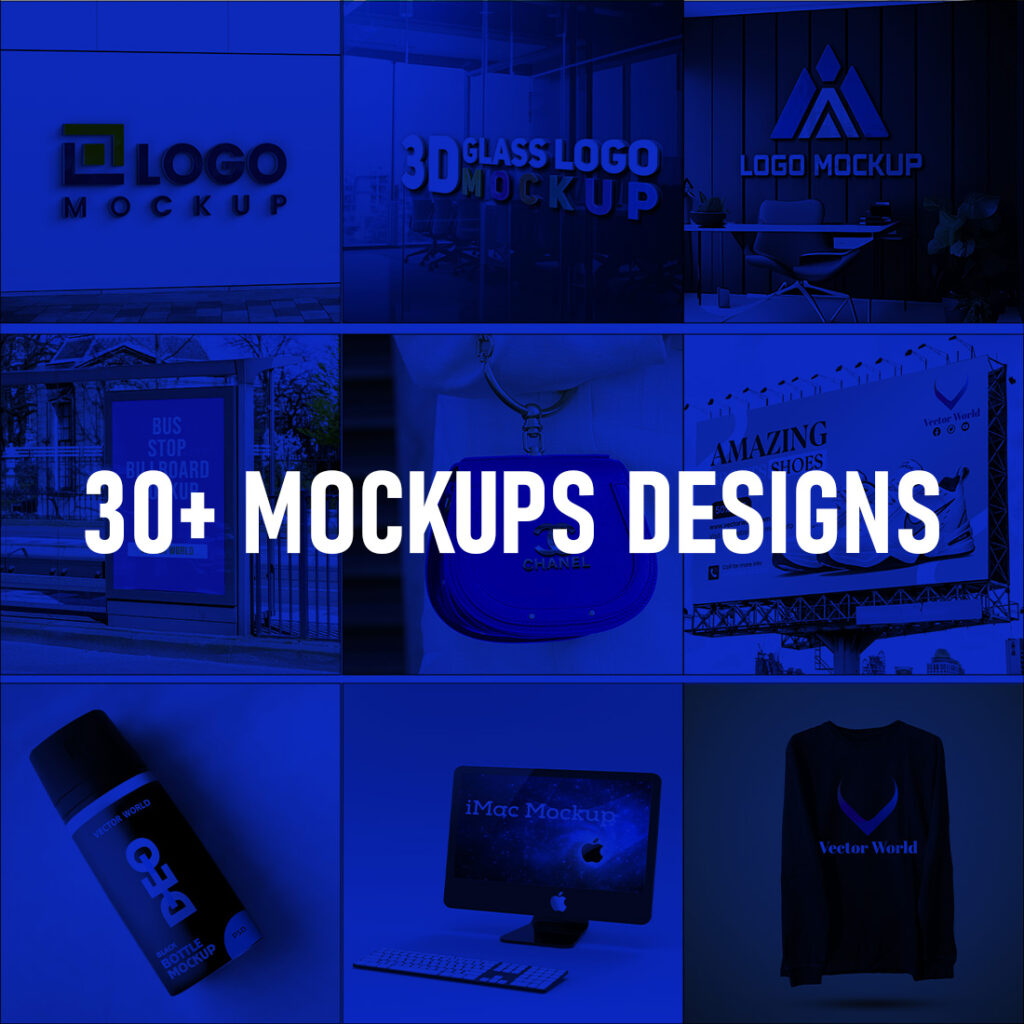 30+Mockups Designs - MasterBundles