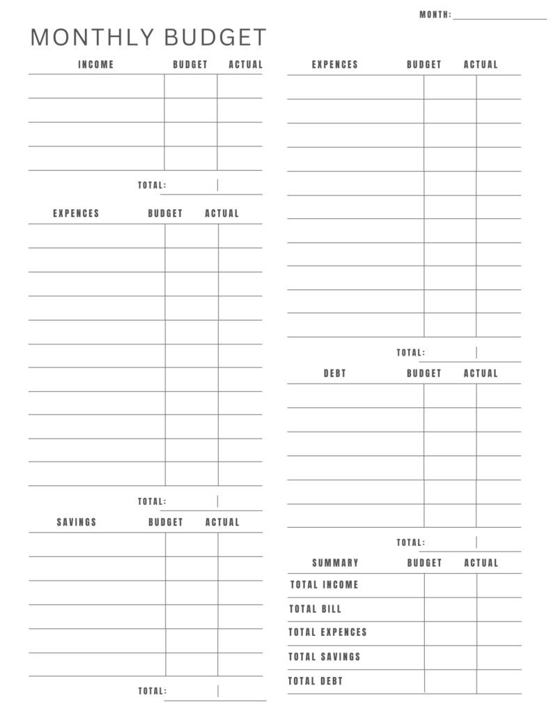 Professional Printable for Company (Weekly Tracking)