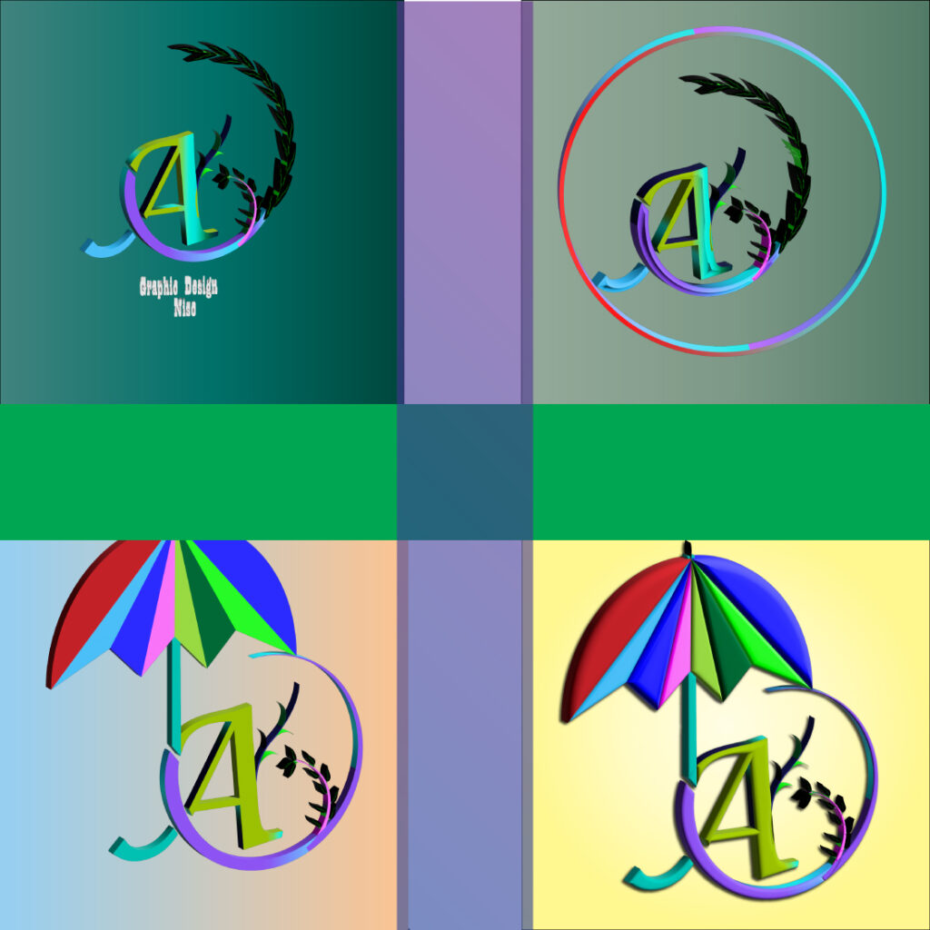 3D logo/Circle logo design