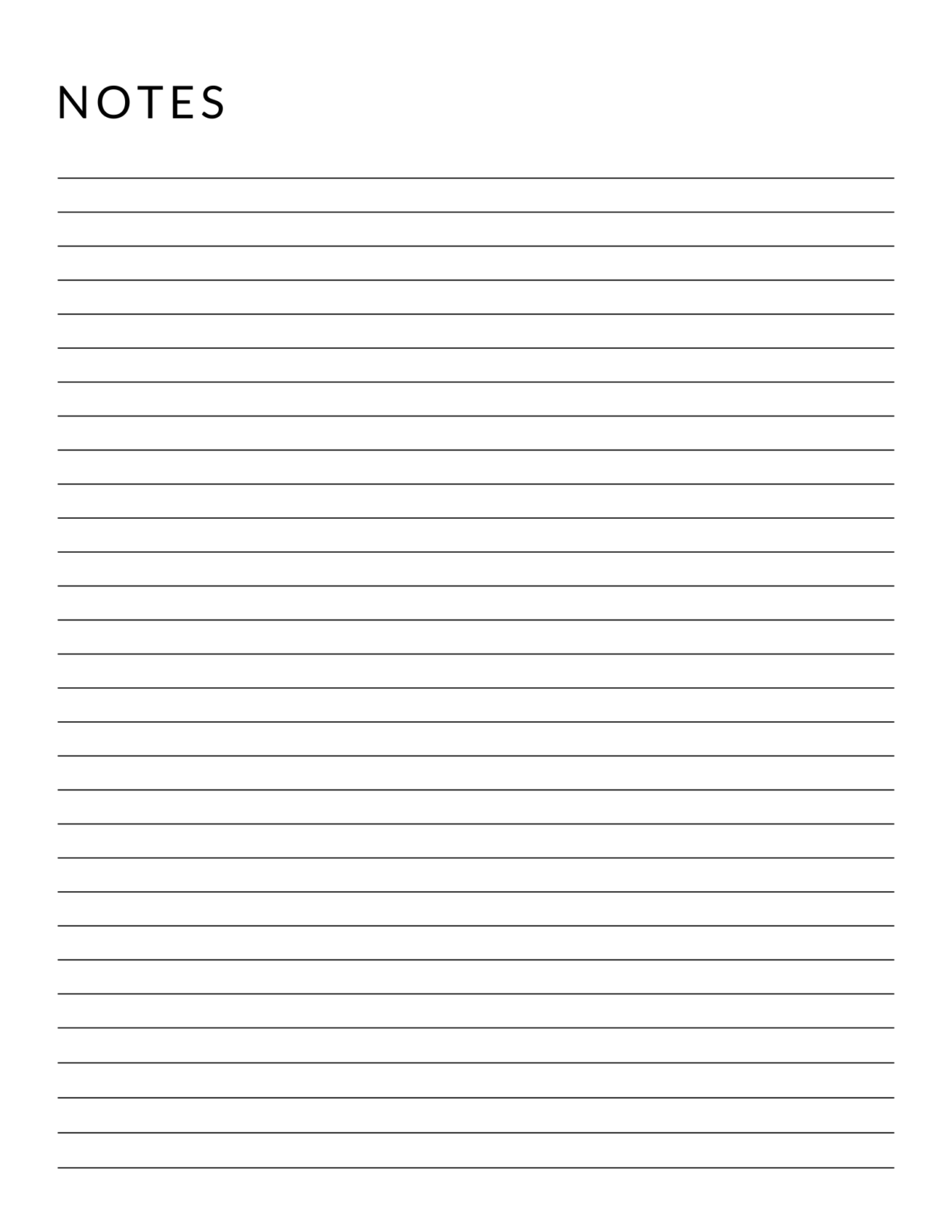 Professional Printable for Company (Weekly Tracking)