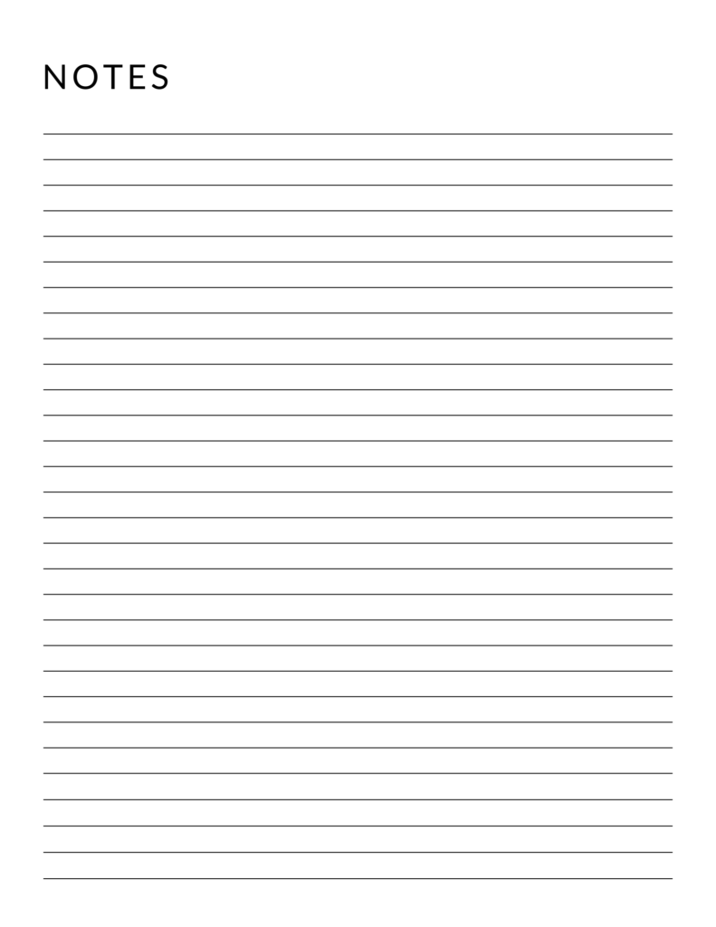 Professional Printable for Company (Weekly Tracking)