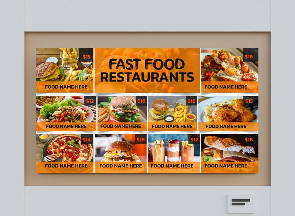 Digital Restaurant Menu Design - MasterBundles