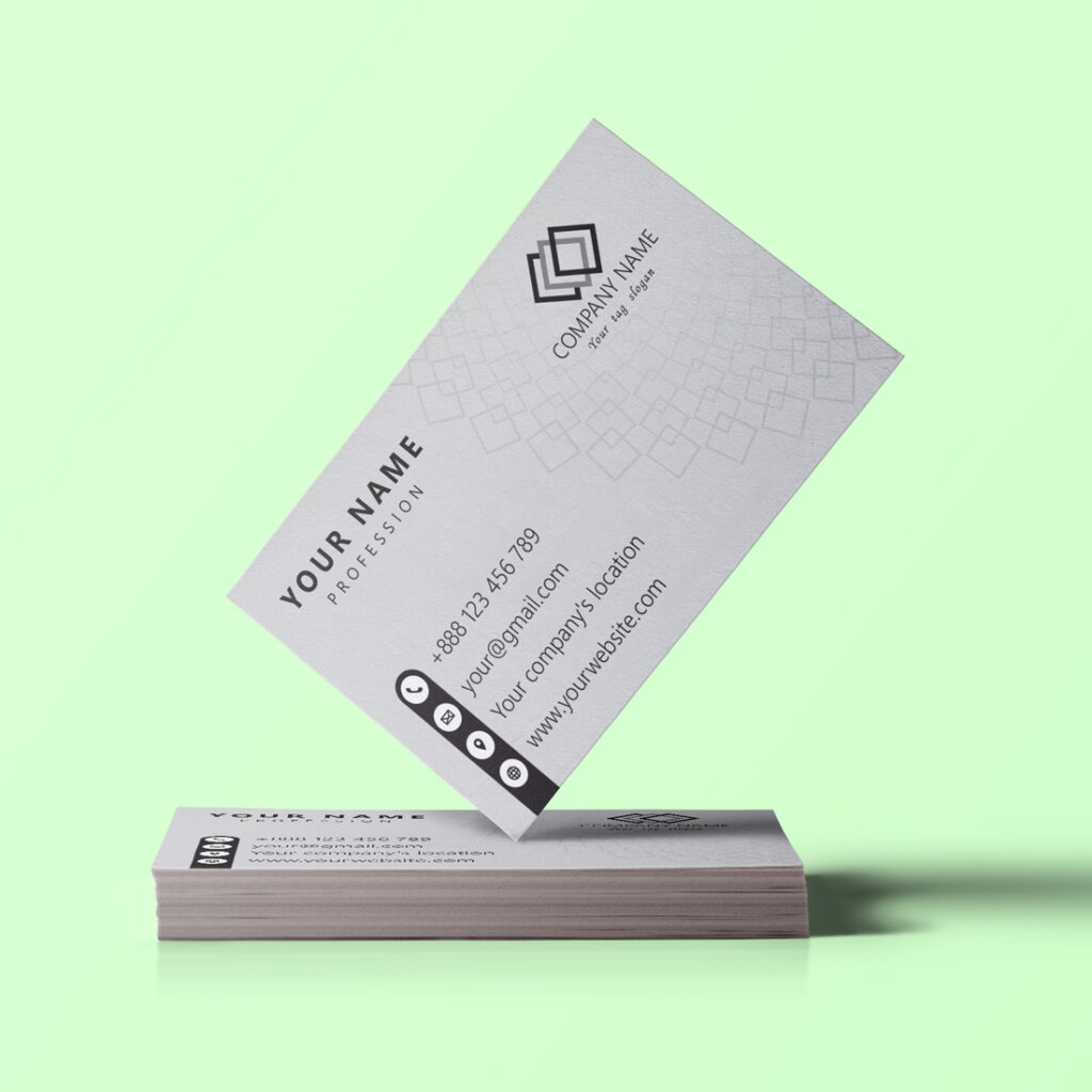 8 design business cards in 8 colors - MasterBundles