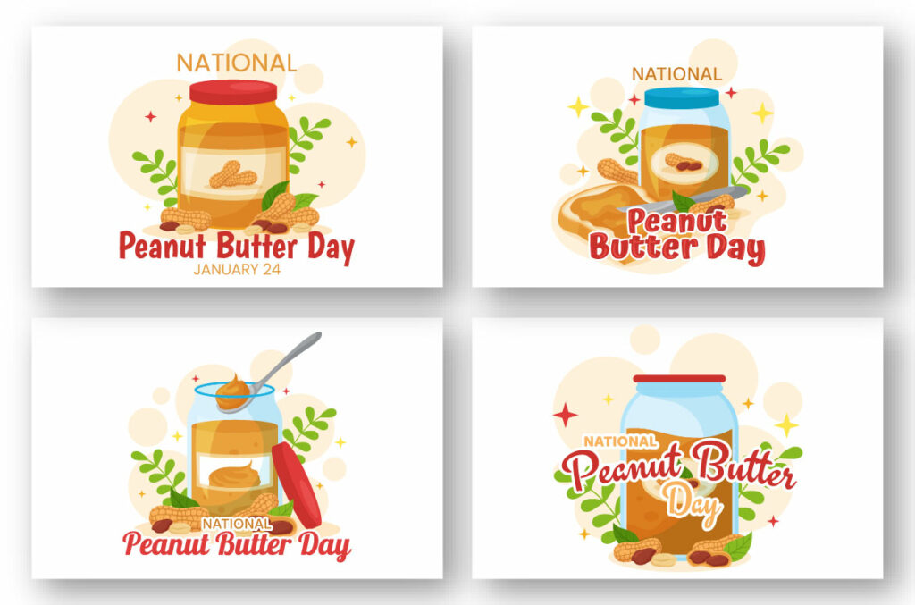 13 National Peanut Butter Day Illustration - MasterBundles