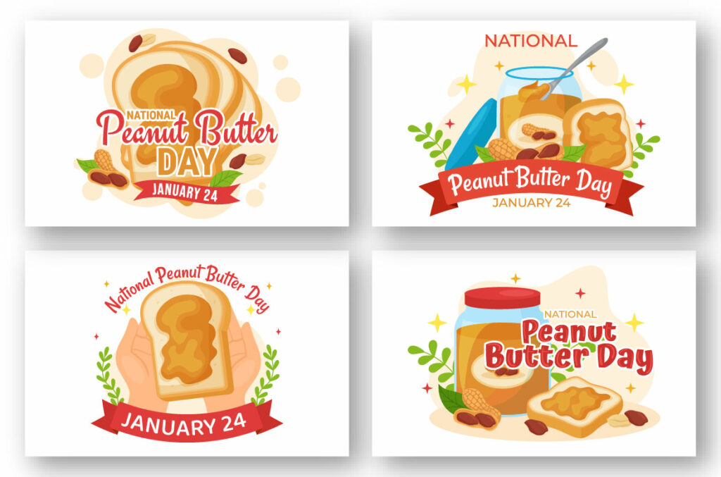 13 National Peanut Butter Day Illustration - MasterBundles