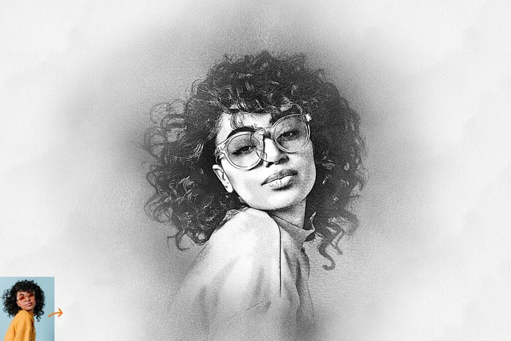 Realistic Pencil Drawing Action - MasterBundles