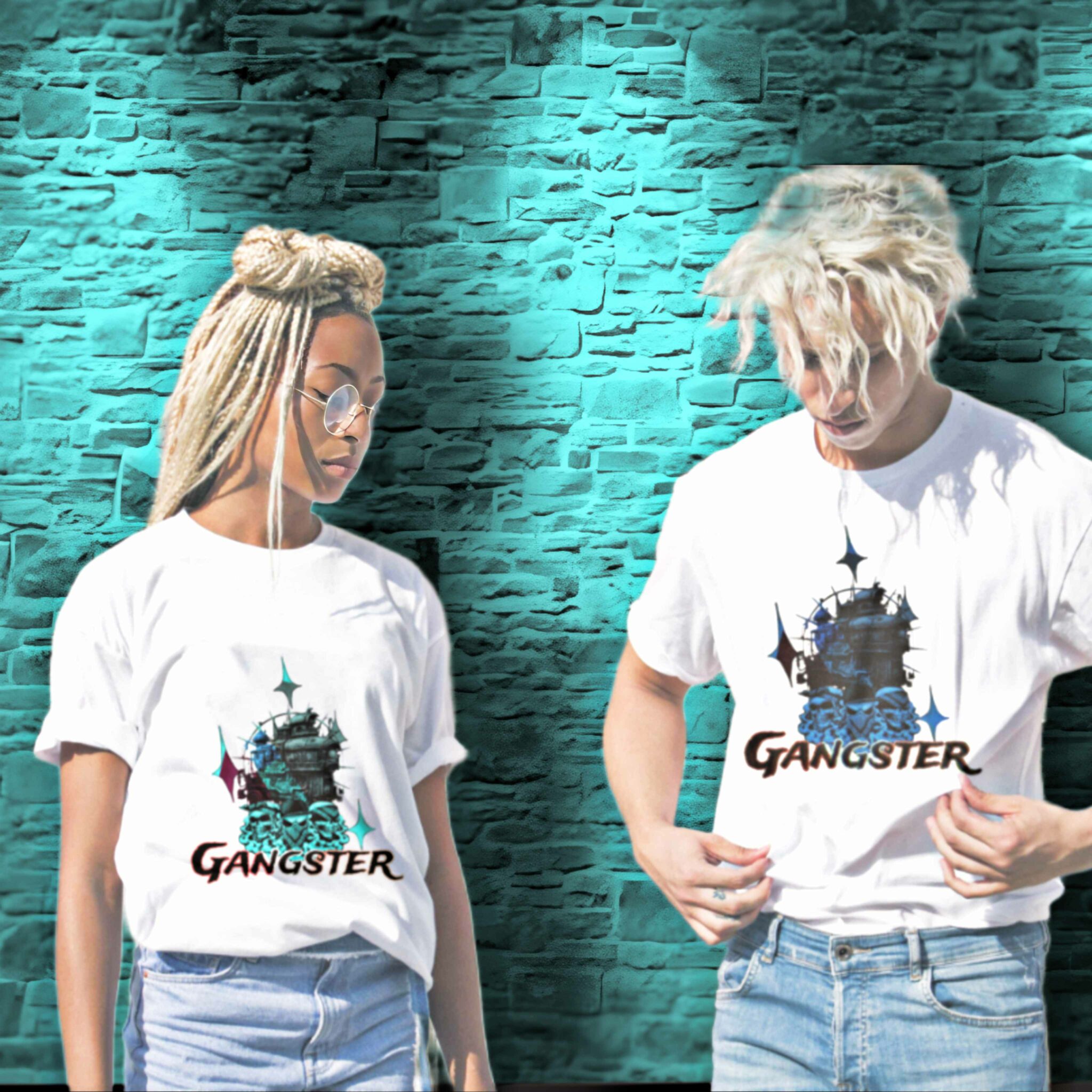 Gangstar Big Weve Gangster Design T-Shirt - MasterBundles