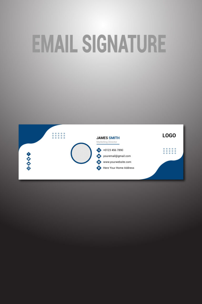 Email Signature Template Design - MasterBundles