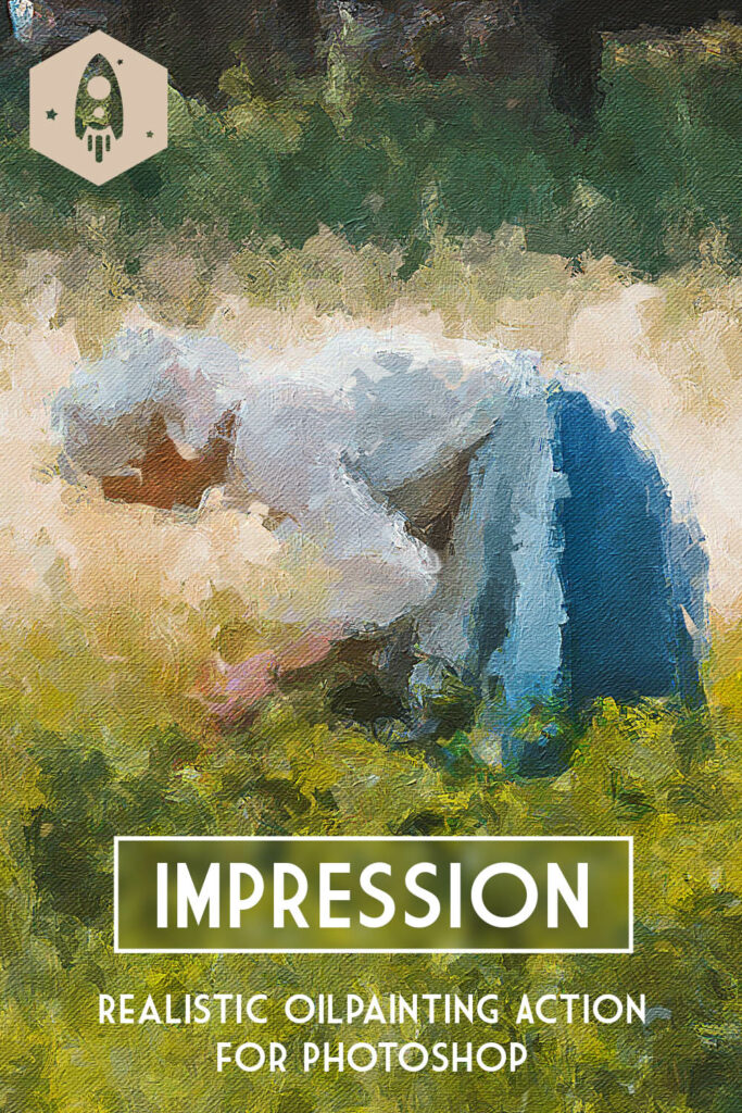 Impression Realistic OilPainting Effect Action - MasterBundles