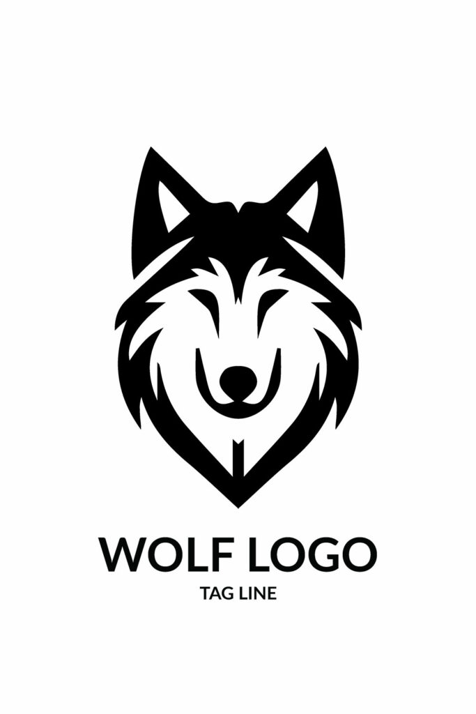 Wolf Head Logo Template - MasterBundles