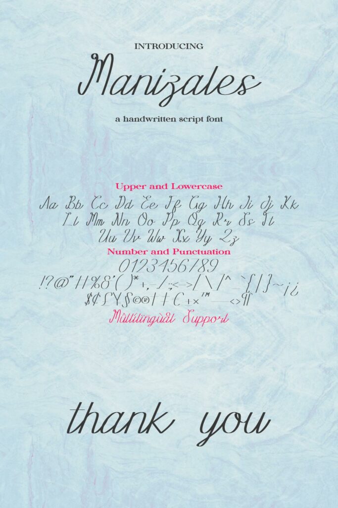 Manizales | Handwritten Script Font - MasterBundles