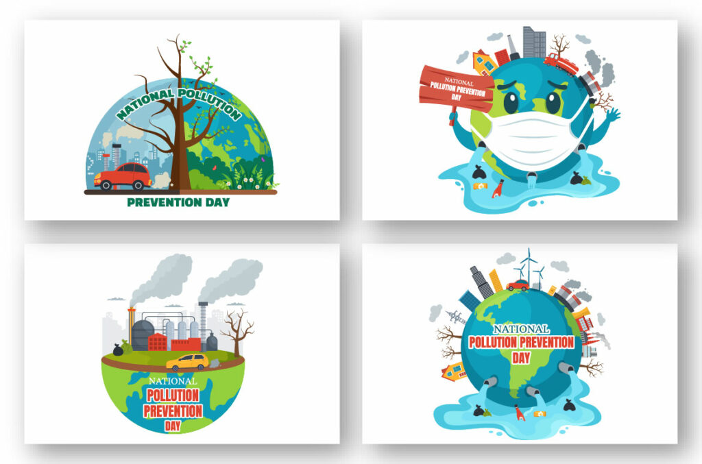 12 National Pollution Prevention Day Illustration - MasterBundles