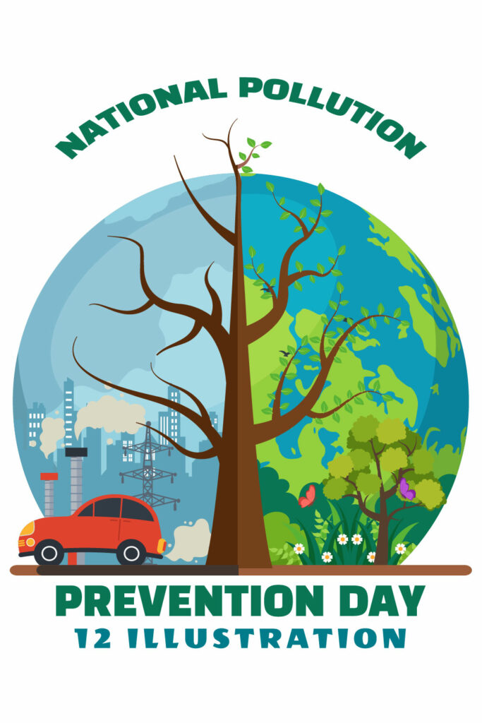 12 National Pollution Prevention Day Illustration - MasterBundles