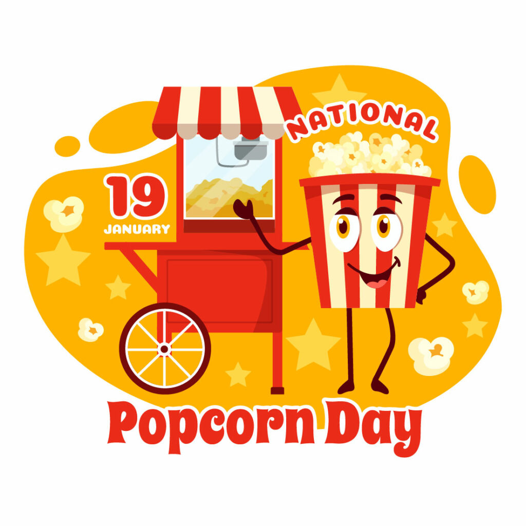 12 National Popcorn Day Illustration - MasterBundles