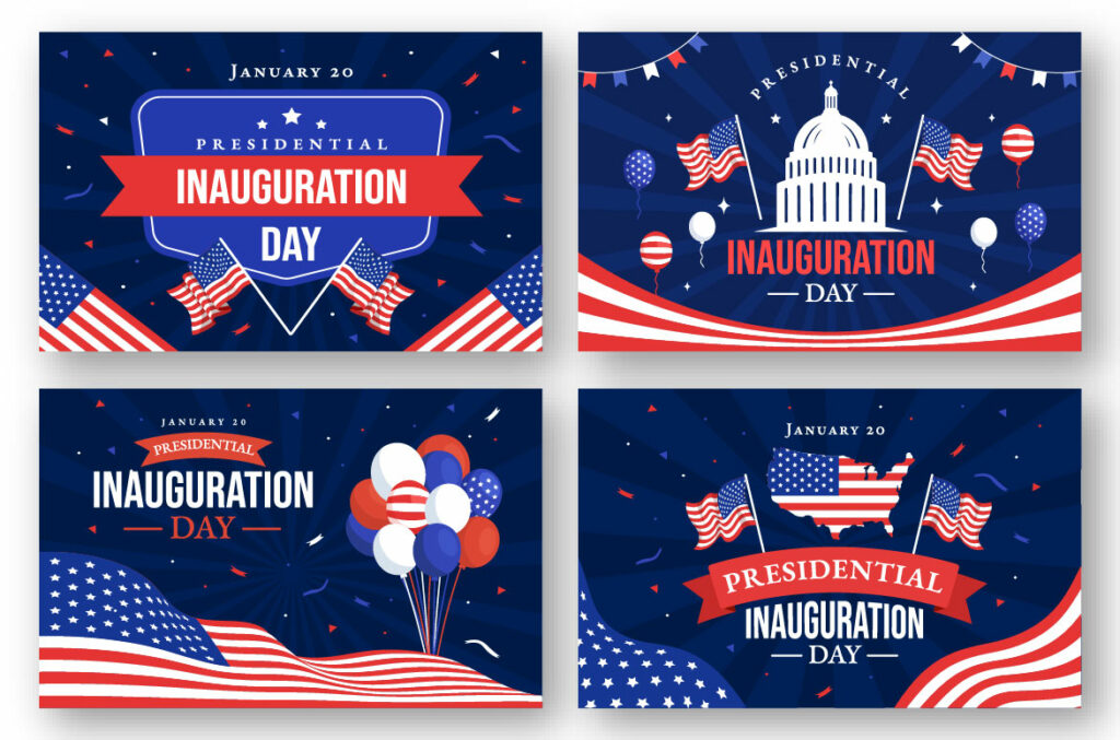 12 USA Presidential Inauguration Day Illustration - MasterBundles