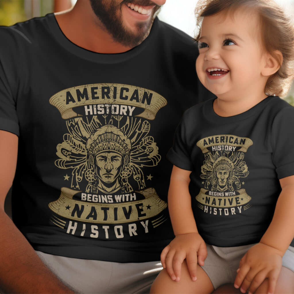 American History Begins With Native History Native American T Shirts