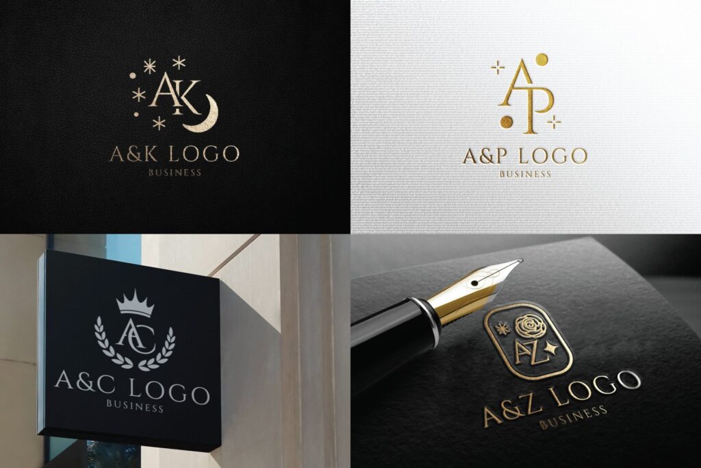 Letter A Combination Logo Maker Pack - MasterBundles