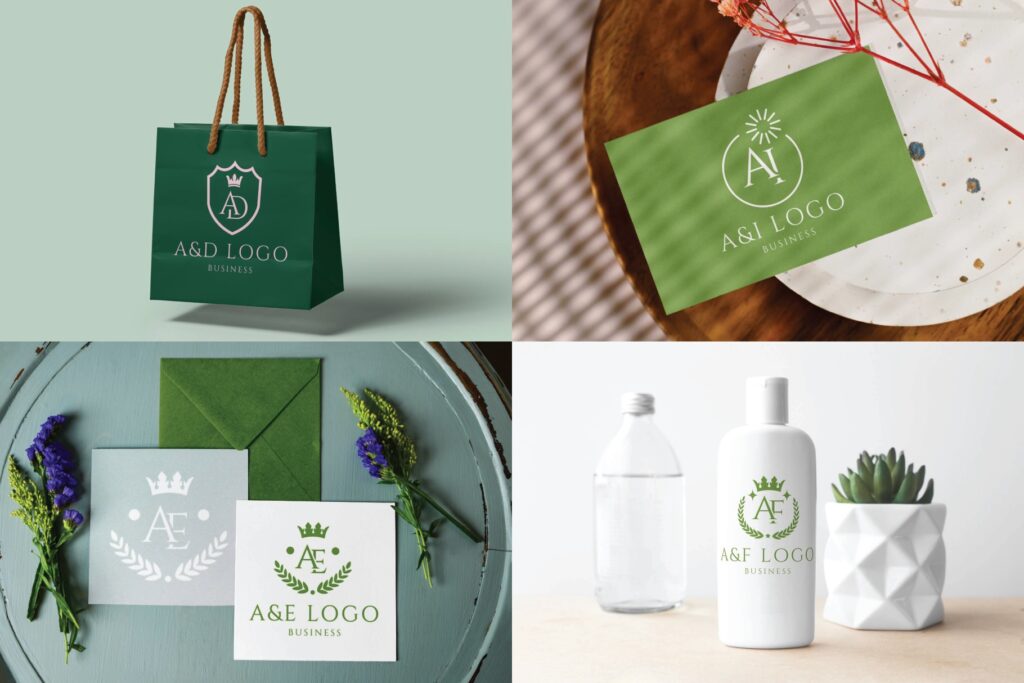 Letter A Combination Logo Maker Pack - MasterBundles