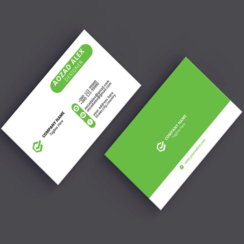 Modern Business Cared Design template. 3 item included - MasterBundles