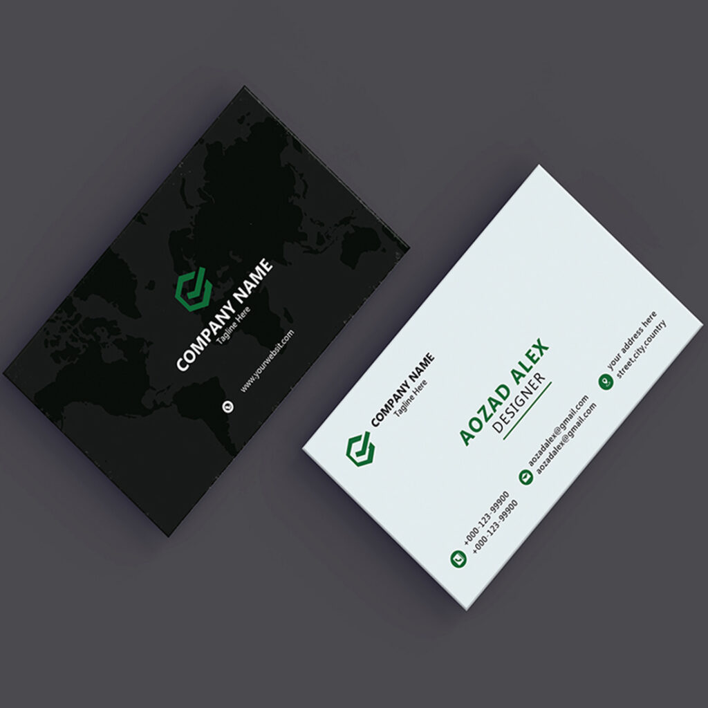 Modern Business Cared Design template. 3 item included - MasterBundles