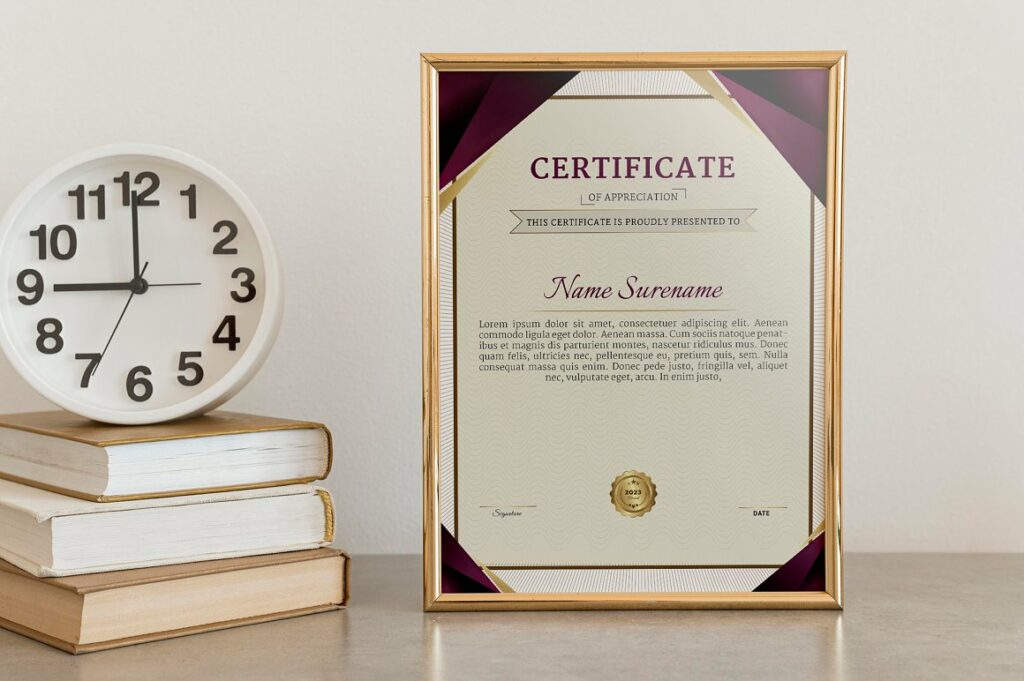 Certificate Appreciation Award - MasterBundles