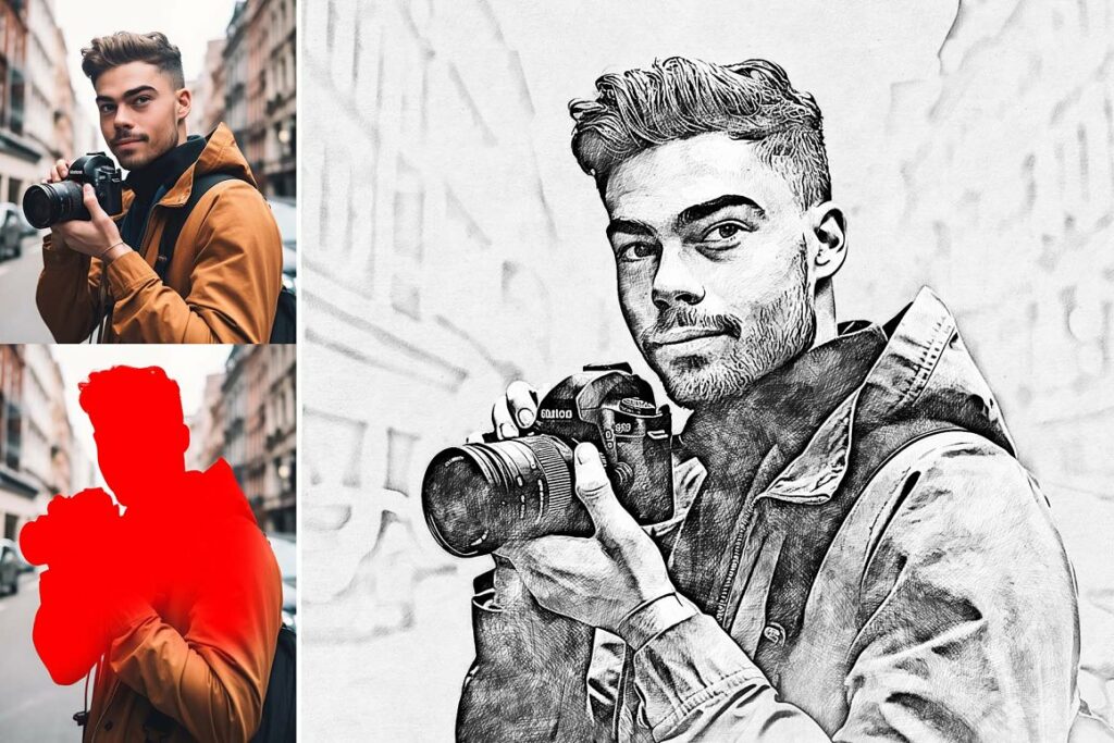 Realistic Drawing & Sketch Effect - MasterBundles
