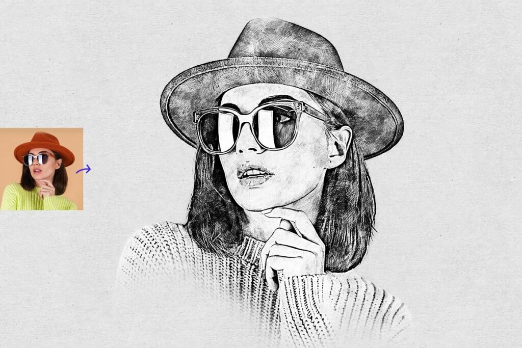 Realistic Drawing & Sketch Effect - MasterBundles