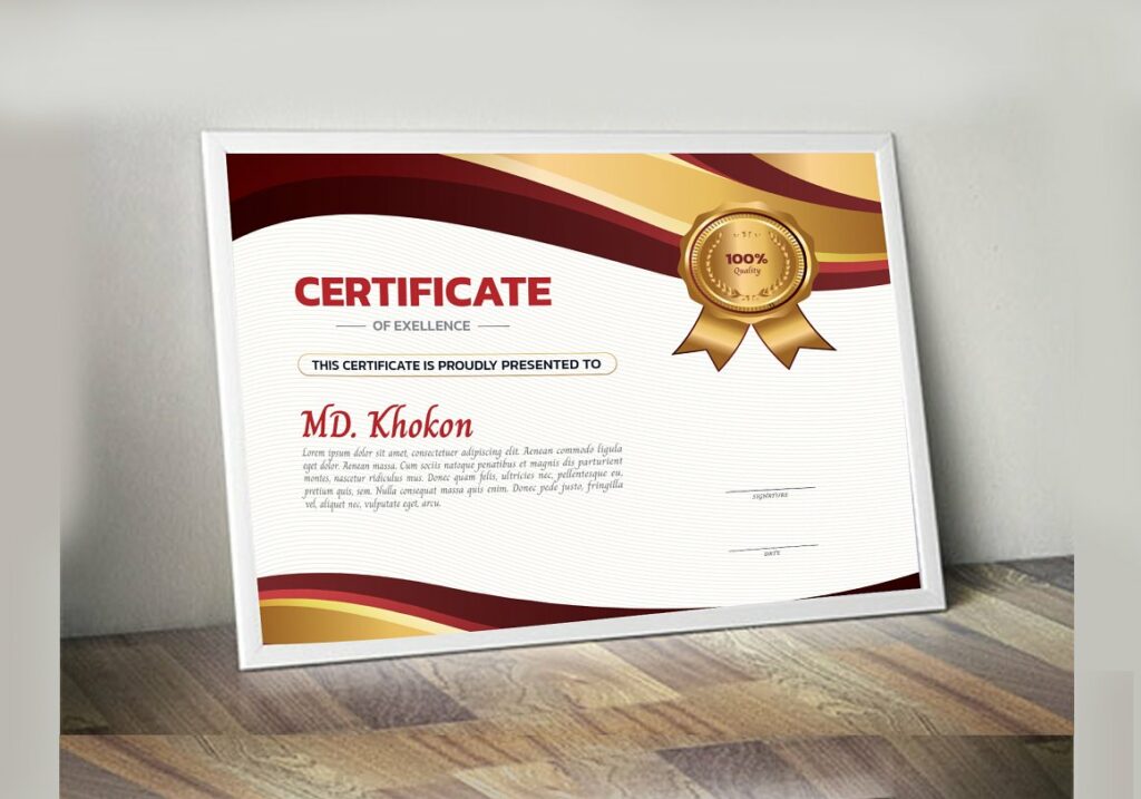 Certificate Appreciation Award - MasterBundles