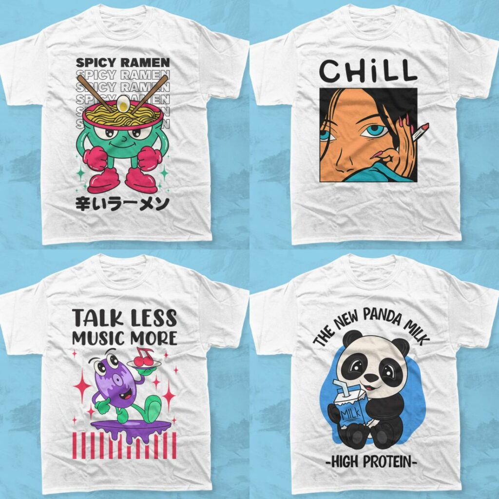 Funny Pop Culture Cartoon T-shirt Design - MasterBundles
